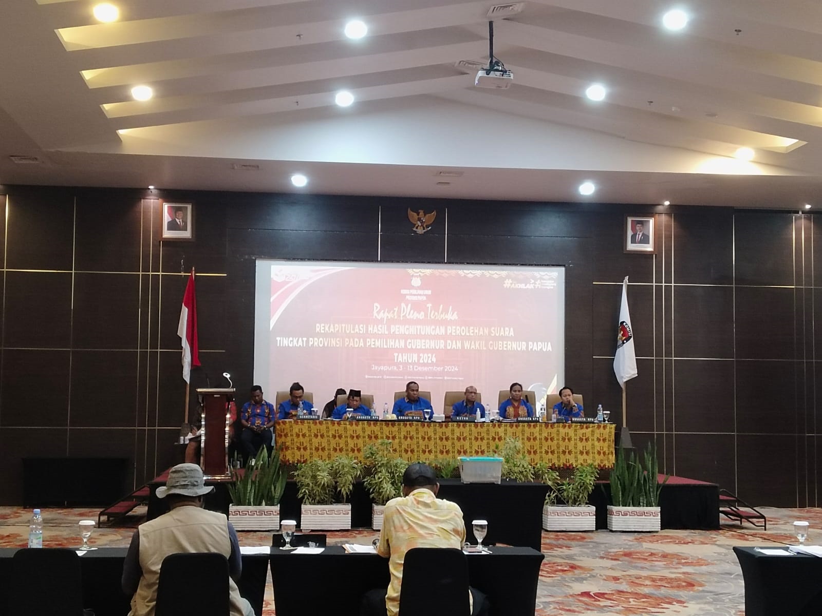 KPU Papua Ketuk Palu, BTM – YB Menang Pilgub Papua – Papua Inside