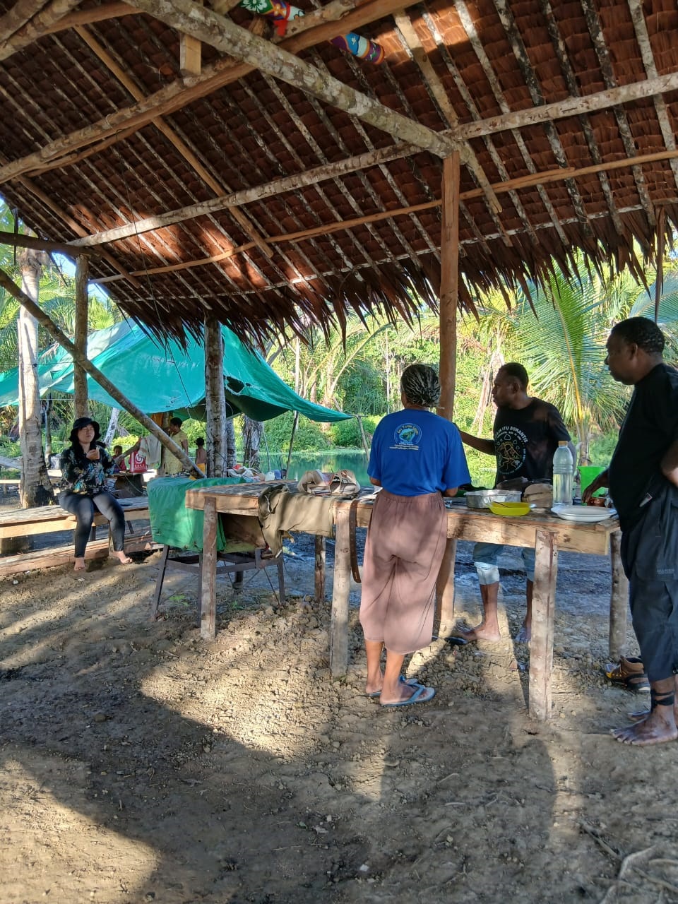 BUMMA Namblong Mulai Menata Wisata Kali Biru Berap – Papua Inside